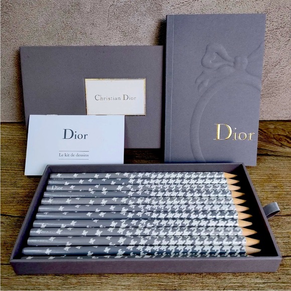 Dior | Accessories | Dior Notebook Pencils Set Rare New | Poshmark